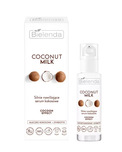 Bielenda Coconut Milk Silnie Nawilżające Serum kokosowe Cocoon Effect ...