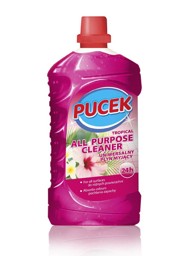PUCEK Uniwersalny Płyn myjący - Tropical 1000ml | StrefaUrody.pl
