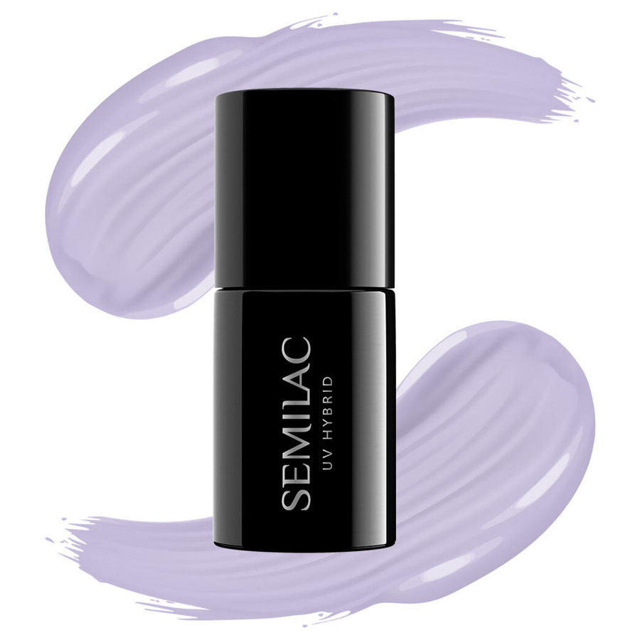 SEMILAC Lakier hybrydowy 127 Violet Cream - 7 ml | StrefaUrody.pl