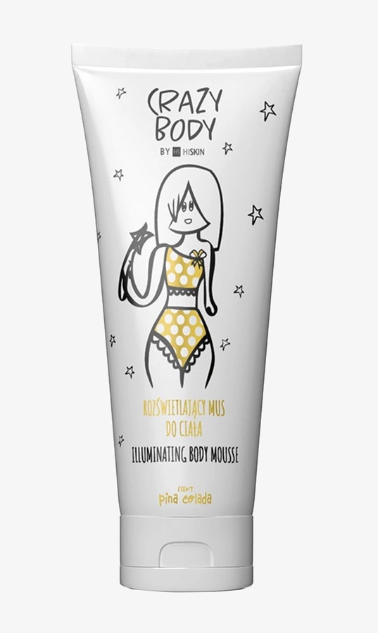 HISKIN Crazy Body Mus PINA COLADA 250 ml - rozświetlający do ciała ...