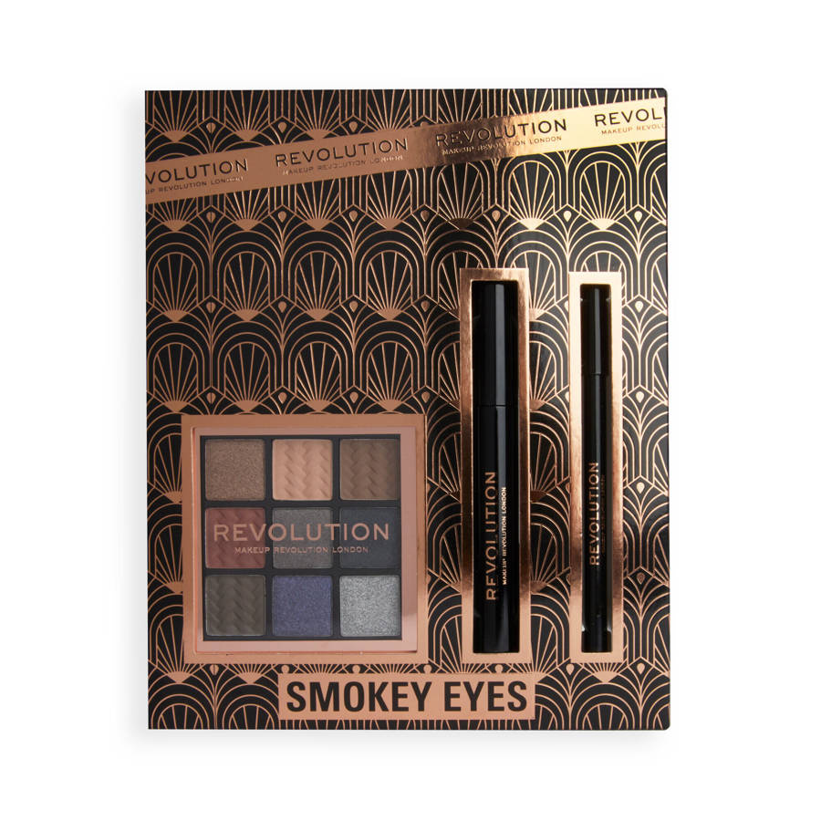 Makeup Revolution Zestaw świąteczny Smokey Eyes Set | StrefaUrody.pl