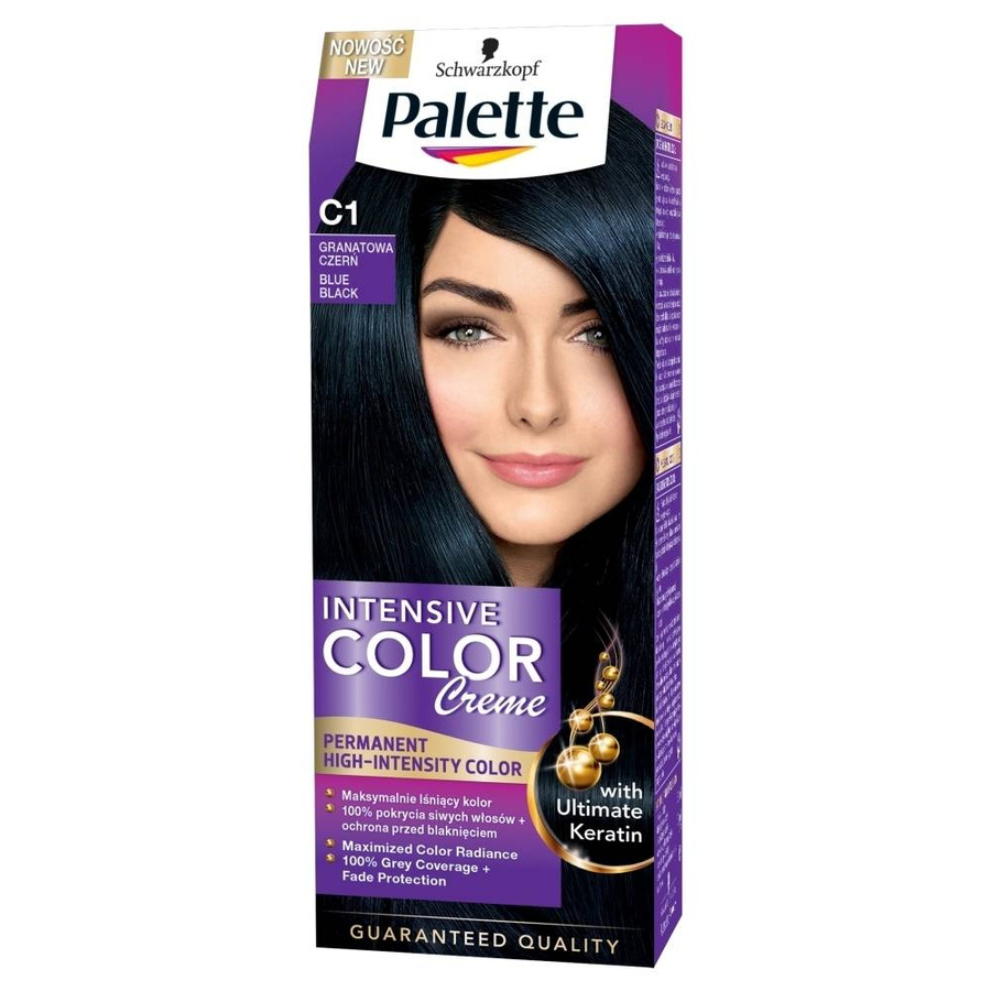 Palette Intensive Color Creme Krem koloryzujący nr C1-granatowa czerń ...